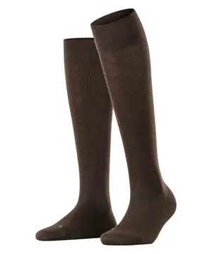 Falke Sensitive Berlin Knee High Socks Dark Brown