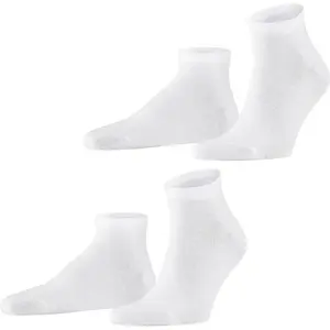 Falke Happy Cotton Sneaker Socks - White