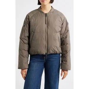 Canada Goose Elba 750 Fill Power Down Packable Bomber Jacket - Taupe Grey