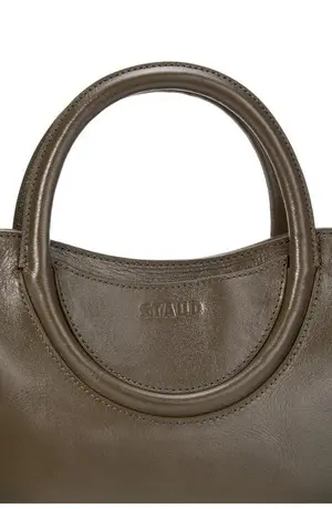 Staud Mini Maude Leather Satchel - Truffle
