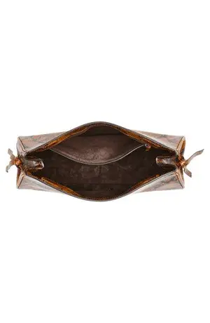Staud Maude Soft Leather Clutch - Snake