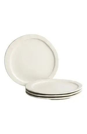STONE + LAIN Oasis Stoneware 4-piece Dinner Plate Set