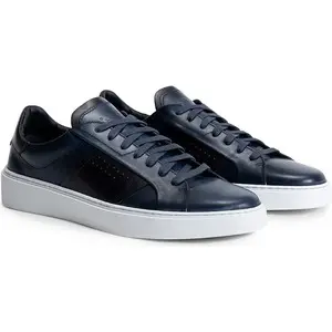 Robert Barakett Dion Leather Sneaker - Blue