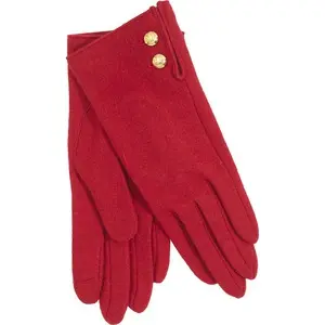 Ralph Lauren Cashmere Blend Touch Gloves Martin Red
