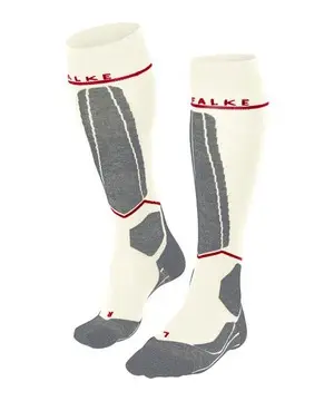 Falke Sk4 Advanced Compression Light Ski Socks - Off-white