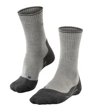 Falke Tk2 Explore Wool Silk Hiking Socks - Light Grey