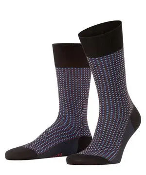 Falke Patterned Dress Socks Black