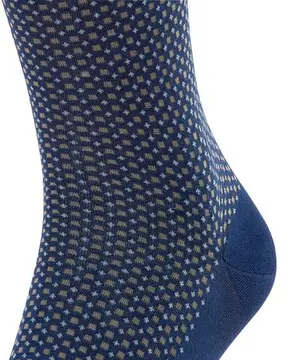 Falke Patterned Dress Socks - Royal Blue