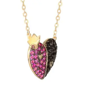 Disney Villains Queen Of Hearts Pendant Necklace