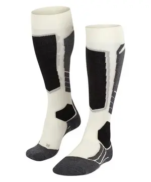 Falke Sk2 Intermediate Wool Ski Socks - Off-white