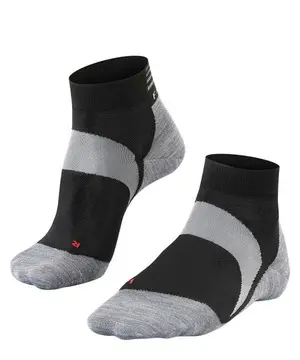 Falke Bc6 Pro Cycling Ankle Socks - Black-mix