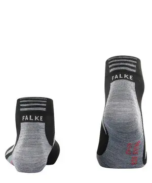 Falke Bc6 Pro Cycling Ankle Socks - Black-mix