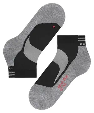 Falke Bc6 Pro Cycling Ankle Socks - Black-mix