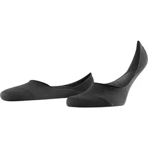 Falke Step Cotton No Show Socks - Black
