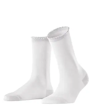 Falke Bold Dot Sustainable Cotton Socks White
