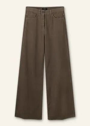 ME+EM Am-pm Wide-leg Corduroy Trousers