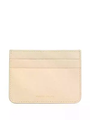 MANSUR GAVRIEL Logo-detail Leather Card Holder - Neutrals