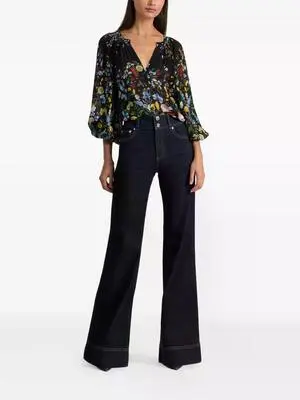 Alice + Olivia Perfect High-rise Jeans - Blue