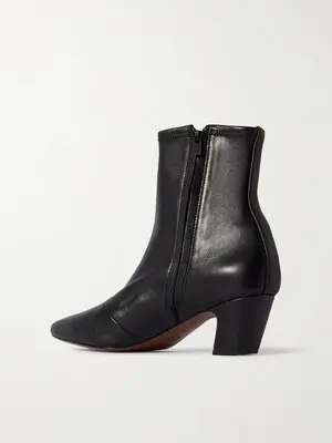 LOEFFLER RANDALL Doria Leather Ankle Boots