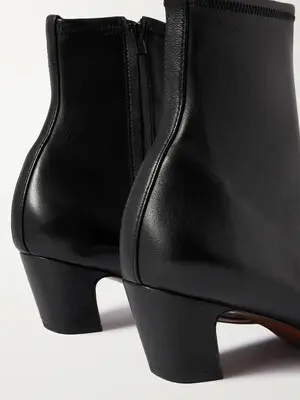 LOEFFLER RANDALL Doria Leather Ankle Boots