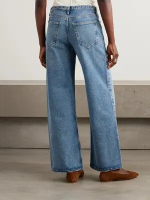 AGOLDE Keira Mid-rise Wide-leg Organic Jeans