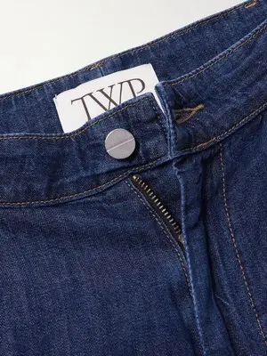 TWP Stefens Pleated Denim Culottes