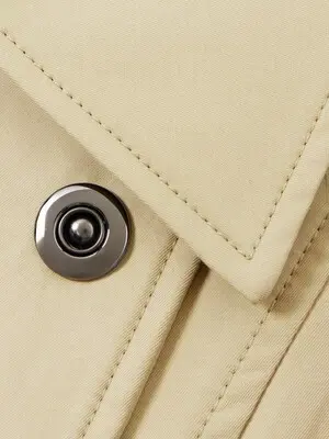 TWP Long Bogie Cotton-blend Gabardine Coat