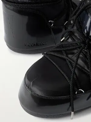 Moon Boot Icon Glow Glance Snow Boots - Black