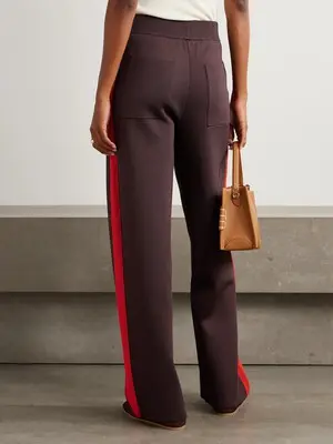 WALES BONNER Tide Striped Knitted Track Pants