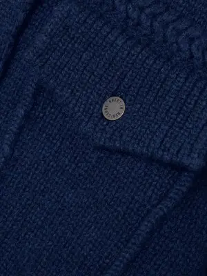 Guest In Residence Cashmere And Wool-blend Denim Jacket