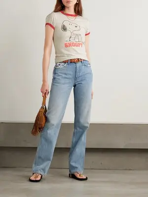 RE/DONE 90s High-rise Straight-leg Organic Jeans