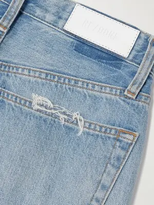 RE/DONE 90s High-rise Straight-leg Organic Jeans