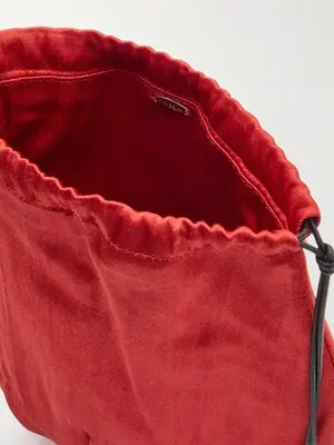 SOPHIE BUHAI Teardrop Embellished Satin Pouch - Red