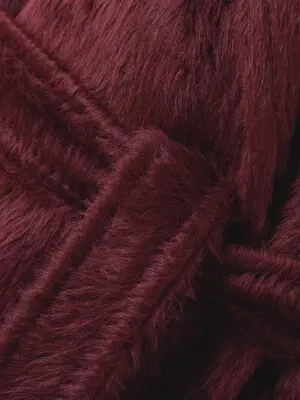 Max Mara Belted Alpaca And Wool-blend Coat