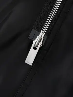 Sacai Wrap-effect Shell Midi Skirt