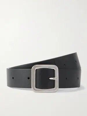 JIL SANDER Leather Belt - Black