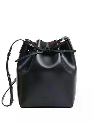 MANSUR GAVRIEL Mini Leather Bucket Bag - Black