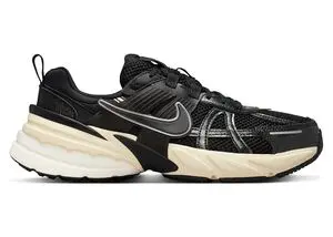 Nike V2k Run Sneakers - Black/metallic Silver/muslin