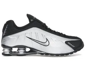 Nike Shox R4 Sneakers - Metallic Silver/black