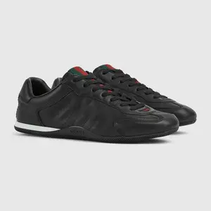 Gucci Shift Leather Sneaker - Black