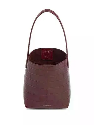 MANSUR GAVRIEL Mini Everyday Cabas Crocodile-embossed Tote