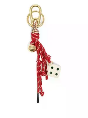 Bimba Y Lola Charm-embellished Keyring - Gold