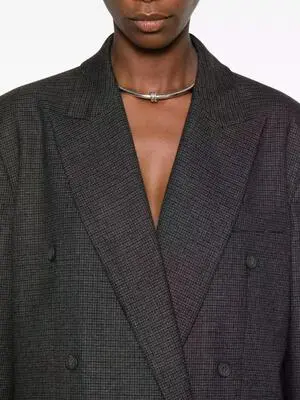 THE M.. Double-breasted Fitted Jacket