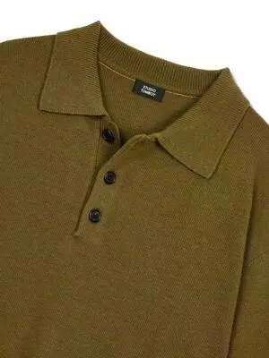 STUDIO TOMBOY Long-sleeve Polo Shirt - Green
