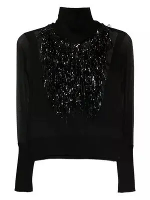 Undercover Sparkle Tassel Top