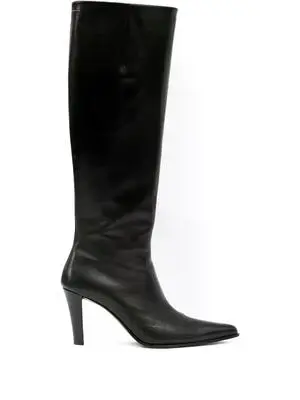 MAISON MARGIELA Leather Knee-high Boots