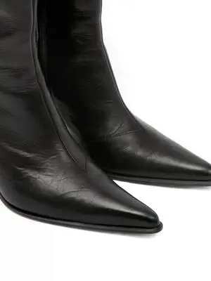 MAISON MARGIELA Leather Knee-high Boots