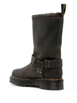 Dr. Martens Anistone Leather Biker Boots