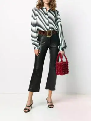 Just Cavalli Illusional Print Long Sleeve Shirt