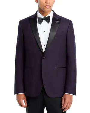 John Varvatos Micro Jacquard Peak Dinner Jacket